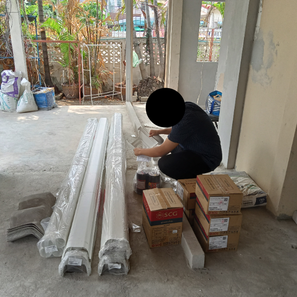 รางน้ำฝนไวนิล SCG DELUXE ขาว ราคาโรงงาน | OneStockHome