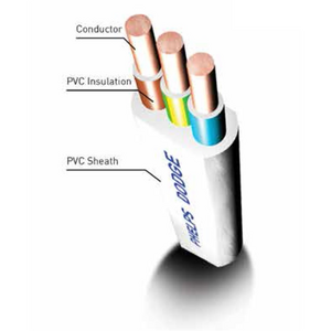 สายไฟ VAF 2x4 สายไฟแบน ทองแดงตีเกลียว VAF 2x4 ตร.มม. | OneStockHome