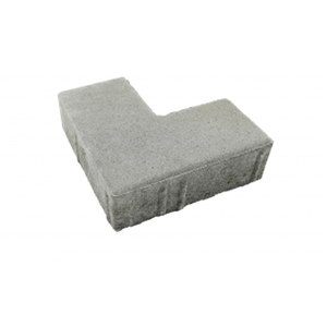 Landscape Block Concrete Block L shape 10x20x6 cm Grey | OneStockHome