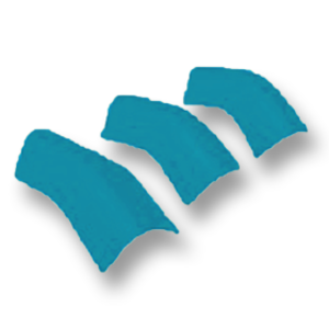 กระเบื้องหลังคาลอนคู่ ตราเพชร ครอบปิดจั่วมุม 10 องศา | OneStockHome