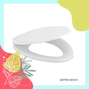 ฝาชักโครก Soft close COTTO C91311 ฝารองนั่ง อีลองเกต | OneStockHome