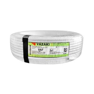 สินค้า มีสต๊อก เมกาโฮม สายไฟ VAF YAZ 2x1SQ.MM 100M ขาว | OneStockHome