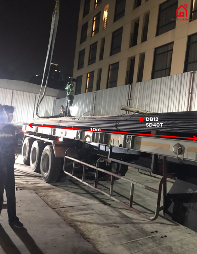 เหล็กข้ออ้อย SD40 DB 12 ยาว 10ม. 8.88กก./เส้น ราคาถูก | OneStockHome