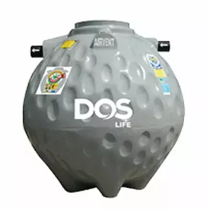 Septic Anaerobic Tank 1200 Liter DOS Compact 1200 Grey | OneStockHome
