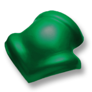 Roman Tiles Roof Green Round 3 Way Apex SCG Roman Tile | OneStockHome