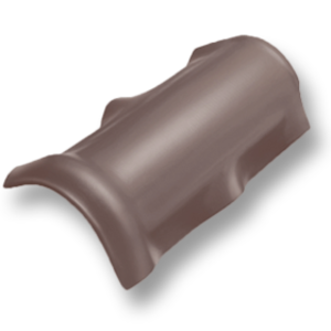 กระเบื้องหลังคาลอนคู่ตราช้าง SCG ครอบโค้งตะเข้ | OneStockHome