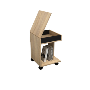 โต๊ะอเนกประสงค์ โต๊ะข้าง ME LIVING SUPRA SOID OAK-GP | OneStockHome