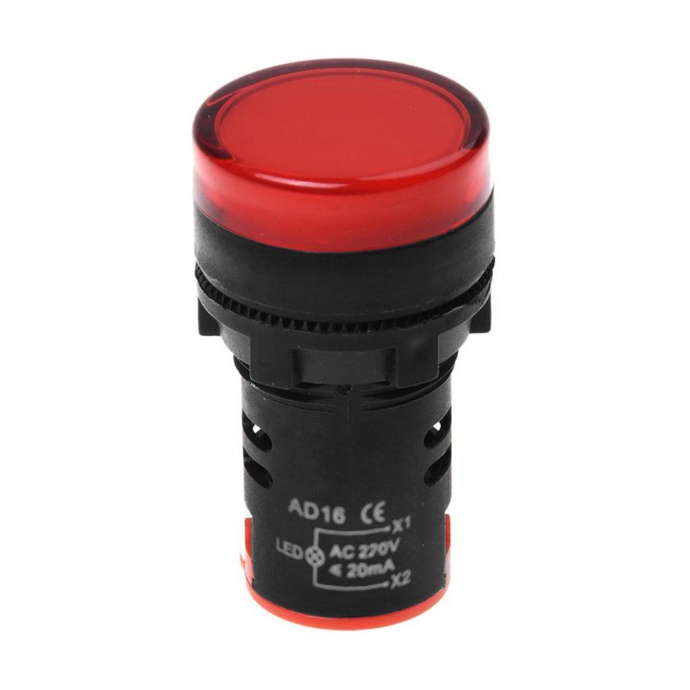 LED PILOT LAMP AD16RD 220V 25MM CT ราคาถูก ส่งทั่วไทย | OneStockHome