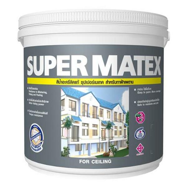 สีทาฝ้าเพดาน TOA ซุปเปอร์เมเทค ราคาถูก | OneStockHome