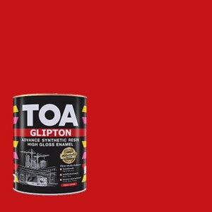 สีน้ำมัน TOA กลิปตั้น สีน้ำมันเคลือบเงา สี G252 Scarlet | OneStockHome