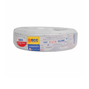 สายไฟ VAF 2x1.5 สายไฟ VAF 300/500V 2x1.5 ตร.มม. สีขาว | OneStockHome