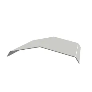 Metal Sheet White Color 0.35 mm Ridge Capping Type 2 | OneStockHome