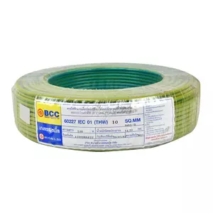IEC 01 THW Wire 1x10 mm2 Green/Yellow BCC cheap price | OneStockHome