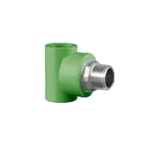 สามทางเกลียวนอก แบบ 2 PPR 50 มม. x1 1/2 นิ้ว Lesso | OneStockHome