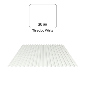 แผ่นผนังเมทัลชีท Lysaght Panelrib® Therdbo White | OneStockHome