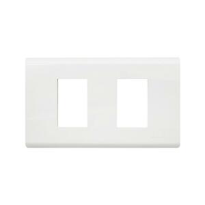 PLATE 2 GANG BASIC WH ELEK Best Price | OneStockHome