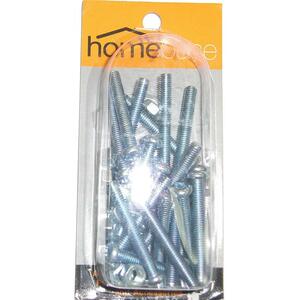 สกรูเกลียวมิลพร้อมน็อต JP DEXZON 6X45 มม. แพ็ก 25 ชิ้น | OneStockHome