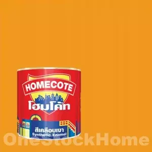 TOA สีน้ำมันเคลือบเงา โฮมโค้ท สี H540 Medium Yellow | OneStockHome