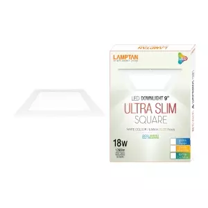ดาวน์ไลท์ LED LAMPTAN ULTRA SLIM 18 วัตต์ DAYLIGHT | OneStockHome