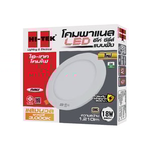 ดาวน์ไลท์ LED HI-TEK ECO HFLEPR018W ROUND 18 วัตต์ | OneStockHome