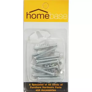 สกรูเกลียวมิลพร้อมน็อต JP DEXZON 6X50 มม. แพ็ก 25 ชิ้น | OneStockHome