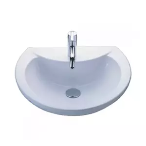 อ่างล้างหน้าแบบฝังครึ่งเคาน์เตอร์ TOTO LW824CJW/F | OneStockHome