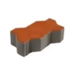 บล็อกตัวหนอน SCG คดกริช Uni Pave ส้ม ราคาถูก | OneStockHome