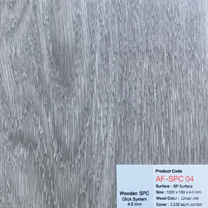 กระเบื้องยาง SPC ลายไม้ AF-SPC 04 พร้อมติดตั้ง ราคาถูก | OneStockHome