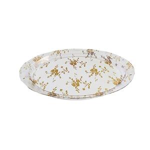 ถาดอะคริลิกกลมสกรีนลายสีทอง FOR CHARMY ราคาถูก | OneStockHome