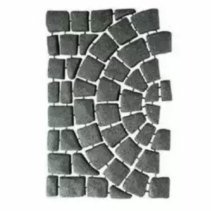 บล็อกปูพื้น SCG คาร์เพทสโตน Natural ครึ่งวงกลม ผิวเรียบ | OneStockHome