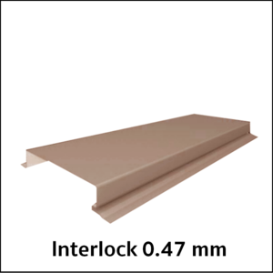 เมทัลชีท Interlock Bluescope เนเชอรัล การาติก บราวน์ | OneStockHome