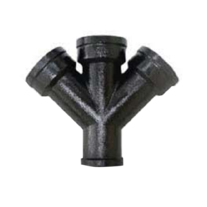 Hubs & Spigot Cast Iron Soil Pipe and Fittings Y Double | OneStockHome