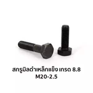 น็อตตัวผู้ หัวหกเหลี่ยม เกรด 8.8 เกลียวครึ่ง M20-2.5 x | OneStockHome