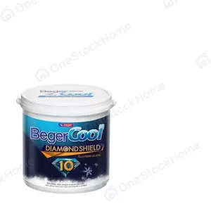 สีทาภายนอก BEGER COOL DIAMOND10 BASE A ชนิดกึ่งเงา | OneStockHome