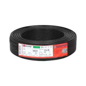 สายไฟ VCT SUP 4x6 SQ.MM 100M ราคาถูก ส่งทั่วไทย | OneStockHome