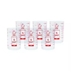 แก้วตวง 5oz/150ml US FIVE SHOT แพ็ค 6 ราคาถูก | OneStockHome