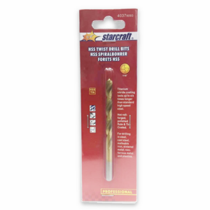 ดอกเจาะเหล็ก TITANIUM STARCRAFT HSS&TIN-COATED 1/4" | OneStockHome
