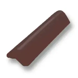 Ridge End Cover Roman tile Hahuang Classic Brown cheap | OneStockHome