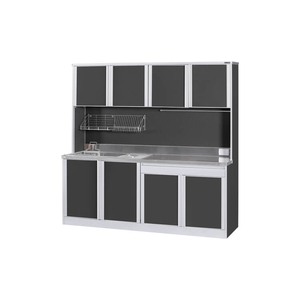 SANKI ตู้ครัวพร้อมตู้แขวน อ่างซิงค์โมเดิร์น ราคาถูก | OneStockHome