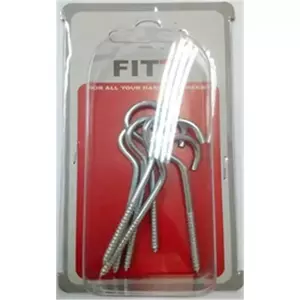 สกรูหัวห่วงตัวซี DEXZON 4X55 มม. แพ็ก 5 ชิ้น ราคาถูก | OneStockHome