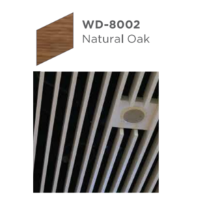 Aluminum Baffle Ceiling Linea Simplicity WD-8002 | OneStockHome