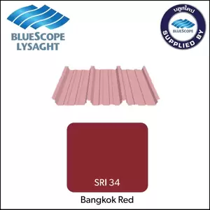 เมทัลชีทคลิปล็อค Klip-lok® 700 หนา 0.48 มม. Bangkok Red | OneStockHome