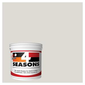 สีน้ำทาภายนอก TOA 4 SEASONS #A5003 GRAYISH WHITE ด้าน 5 | OneStockHome