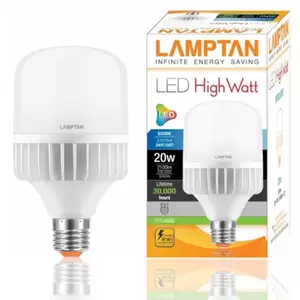 หลอดไฟ LED High Watt 20 วัตต์ (Day Light) LAMPTAN | OneStockHome