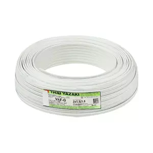 สายไฟ VAF-G YAZ 2x1.5/1.5 SQ.MM 100M.ขาว ราคาถูก | OneStockHome