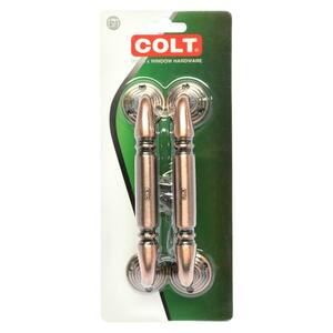 มือจับกลึง COLT 111-160 สีทองแดงรมดำ 2 ชิ้น/ชุด ราคาถูก | OneStockHome