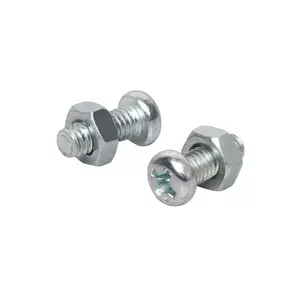 สกรูเกลียวมิลพร้อมน็อต JP DEXZON 4X10 มม. แพ็ก 25 ชิ้น | OneStockHome