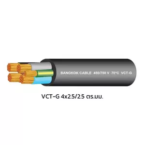 สายไฟ VCT-G 4x2.5/2.5 ตร.มม. BCC ราคาถูก | OneStockHome