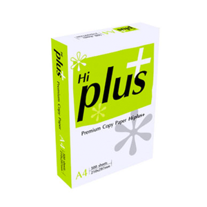 กระดาษถ่ายเอกสาร Hi-Plus+ A4 75แกรม 500 แผ่น ราคาถูก | OneStockHome