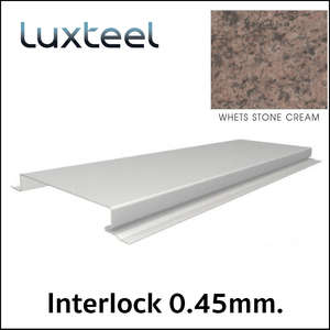 เมทัลชีท Interlock Luxteel White Stone Cream | OneStockHome